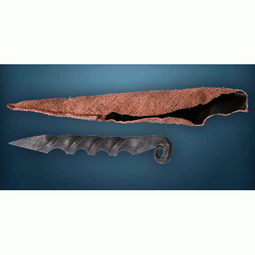 TWISTED IRON BODICE DAGGER