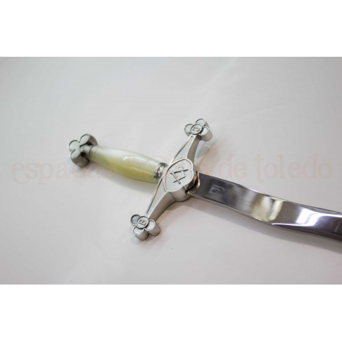 ESPADA MASONICA FLAMIGERA (PLATA)